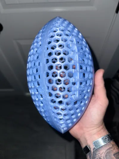 WORLDS FIRST AIRLESS FOOTBALL (AMERICAN FOOTBALL) NFL - Free 3D Print ...