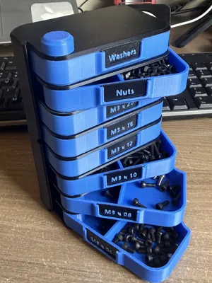 Modular Storage Tower Organizer | Storage Box - Free 3D Print Model ...