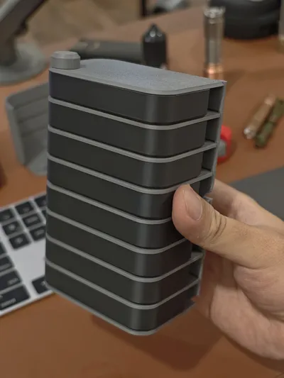 Modular Storage Tower Organizer | Storage Box - Free 3D Print Model ...