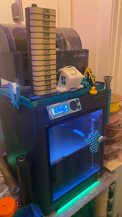 Modular Storage Tower Organizer | Storage Box - Free 3D Print Model ...