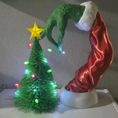 Grinch Hand with 5 fingers :-) - Free 3D Print Model - MakerWorld