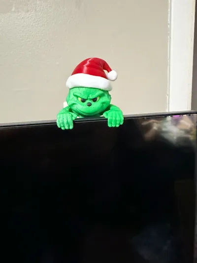 Monitor Grinch - Free 3D Print Model - MakerWorld