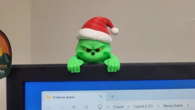 Monitor Grinch by Sevro MakerWorld: Download Free 3D Models