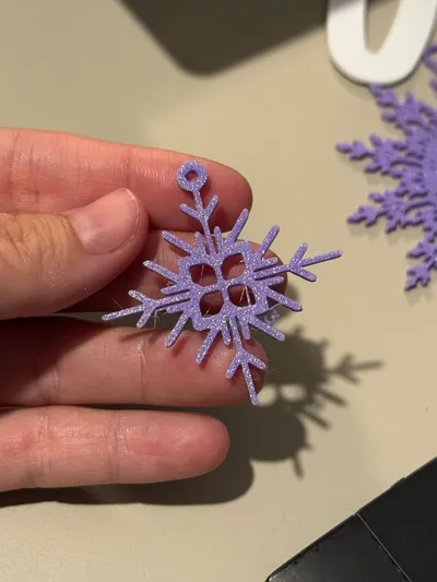 Infinite Unique Snowflake Generator - Free 3D Print Model - MakerWorld