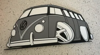 Slammed VW Bus by WagZPrintZ - MakerWorld