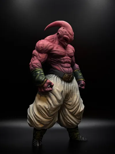 Anime Statue Series — Majin Buu Ultra-Real Statue - Free 3D Print Model ...
