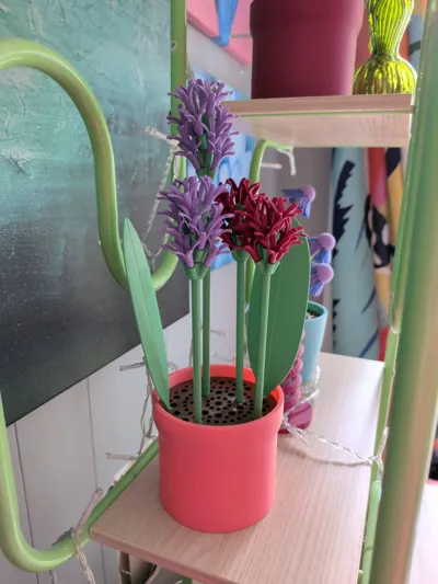 Hyacinth Flower - Modular - Free 3D Print Model - MakerWorld