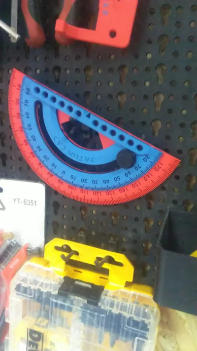 Dual Protractor - Free 3D Print Model - MakerWorld