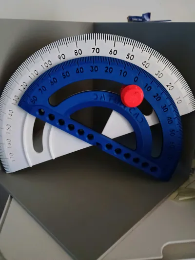 Dual Protractor - Free 3D Print Model - MakerWorld