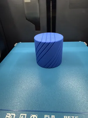 SpiralTwist Cylinder Fidget (slime Cylinder) - Free 3D Print Model ...