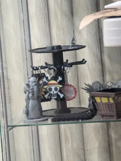 Keychain Display Carousel by Vixvvo 3D - MakerWorld