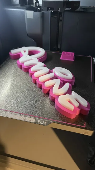 Custom Disney Font Name Plate by Lito Pine - MakerWorld