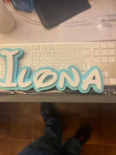 Custom Disney Font Name Plate by Lito Pine - MakerWorld