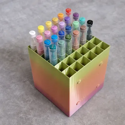 Marker - Pen Holders - various sizes - Free 3D Print Model - MakerWorld