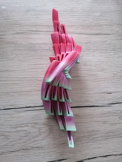Fluid Slime - Spiral Cylinder - Free 3D Print Model - MakerWorld