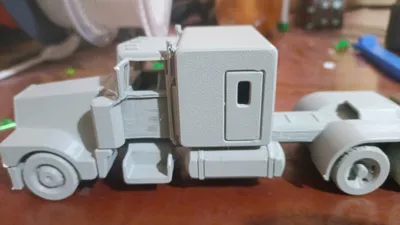 Print in Place Peterbilt 359 Truck - Free 3D Print Model - MakerWorld