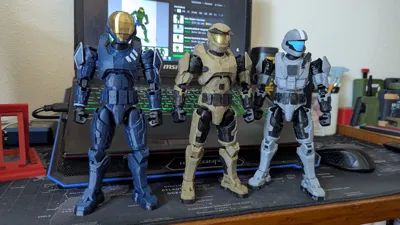 Halo MkV Action Figure - Master Chief - MODULYR V2 - Free 3D Print ...