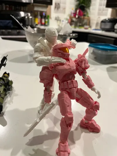 Halo MkV Action Figure - Master Chief - MODULYR V2 - Free 3D Print ...
