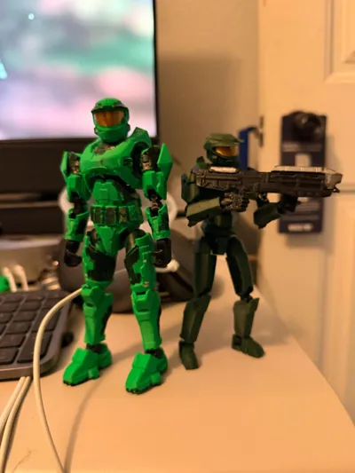 Halo MkV Action Figure - Master Chief - MODULYR V2 - Free 3D Print ...