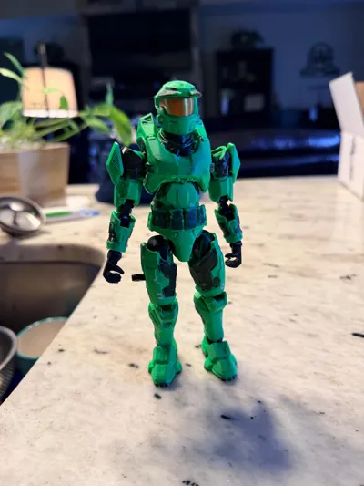 Halo MkV Action Figure - Master Chief - MODULYR V2 - Free 3D Print ...