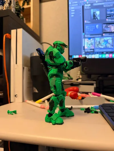 Halo MkV Action Figure - Master Chief - MODULYR V2 - Free 3D Print ...