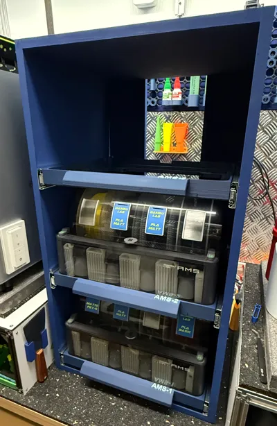 BAMBU LAB AMS RACK DRAWER SYSTEM by Placeholder MakerWorld: Download ...