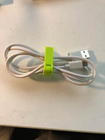Parametric Cable Clip (printed in place) - Free 3D Print Model - MakerWorld