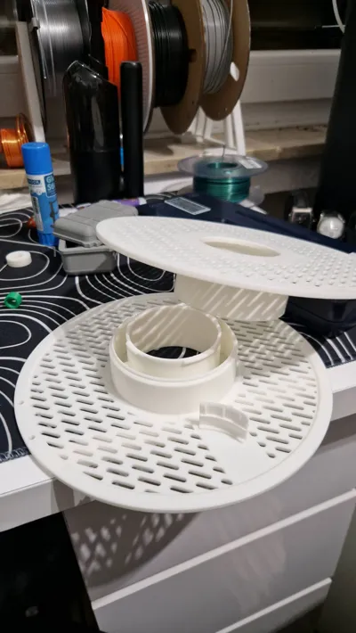 Bambu Lab Filament Spool | Original Size Replica - Free 3D Print Model ...