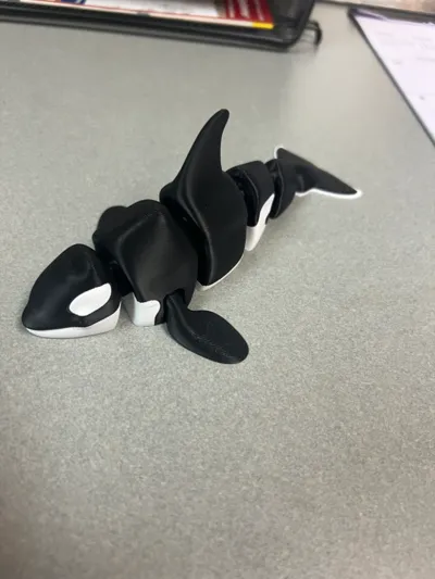 Articulated Orca (singlecolor and multicolor) by Jopek Design ...