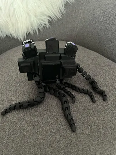 Minecraft Wither Storm! by soulflayer41 MakerWorld: Download Free 3D Models