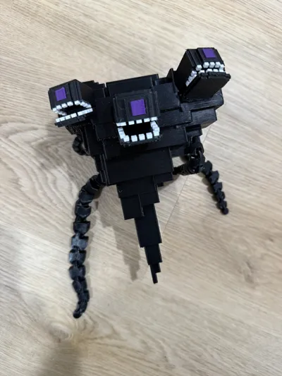Minecraft Wither Storm! by soulflayer41 MakerWorld: Download Free 3D Models