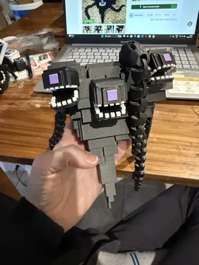 Minecraft Wither Storm! by soulflayer41 MakerWorld: Download Free 3D Models