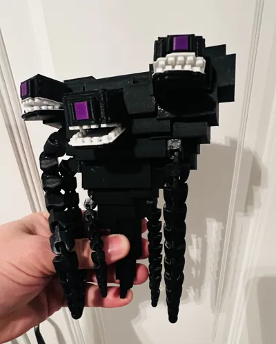 Minecraft Wither Storm! by soulflayer41 MakerWorld: Download Free 3D Models