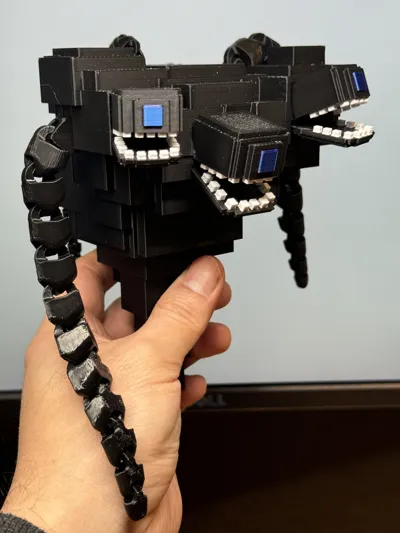 Minecraft Wither Storm! by soulflayer41 MakerWorld: Download Free 3D Models