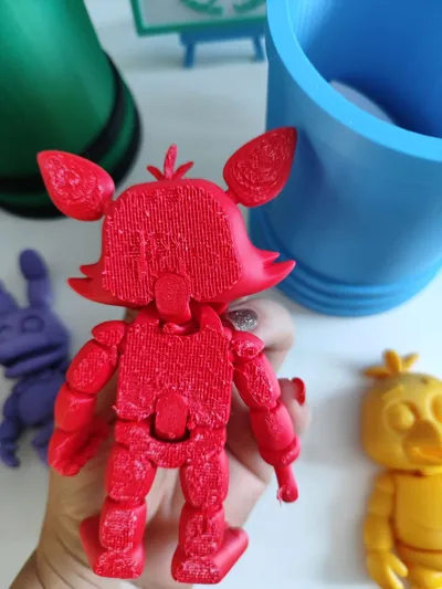 mini flexi FNAF (Five Nights at Freddy’s) - Free 3D Print Model ...