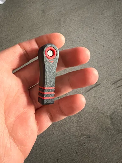 Micro EDC Pocket Ratchet Driver - Print In Place - Free 3D Print Model ...
