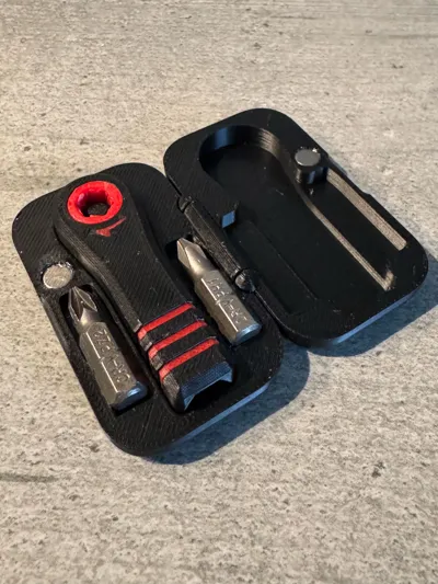 Micro EDC Pocket Ratchet Driver - Print In Place - Free 3D Print Model ...