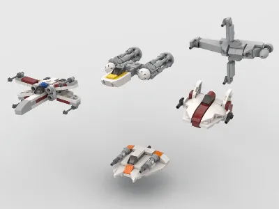 Postlego Star Wars Mini Ships