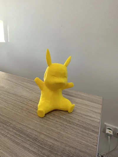 Low Poly Pikachu by Curious Mint - MakerWorld