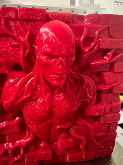 Vecna (Stranger Things) - Relief Sculpture - Free 3D Print Model ...