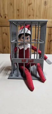 Version 2- Elf on the shelf prison/jail cell - Free 3D Print Model ...