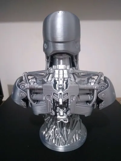 TERMINATOR T-800 BUST 3D MODEL - Free 3D Print Model - MakerWorld