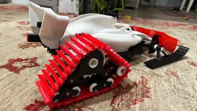 RC Crawler Snow Tracks 1/10 Scale - Free 3D Print Model - MakerWorld
