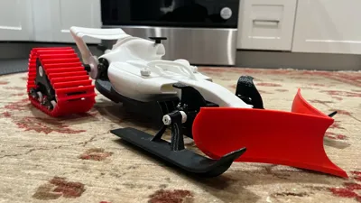 RC Crawler Snow Tracks 1/10 Scale - Free 3D Print Model - MakerWorld