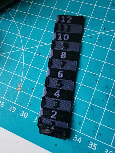 Gridfinity Height Ruler - Slim Edition by ABDELat MakerWorld: Download ...