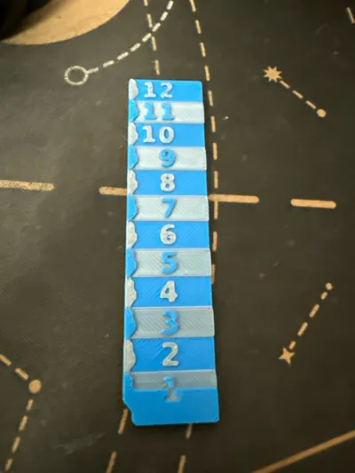 Gridfinity Height Ruler - Slim Edition by ABDELat MakerWorld: Download ...