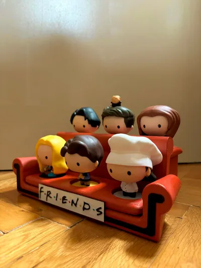 FRIENDS couch for McDonalds figures - Free 3D Print Model - MakerWorld