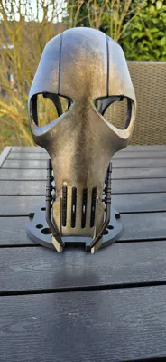 Life Size General Grievous Mask with Stand - Free 3D Print Model ...