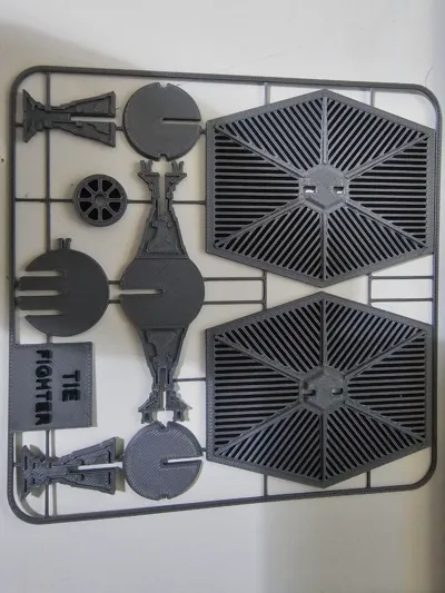 Tie Fighter kit card Star wars by angrelou - MakerWorld
