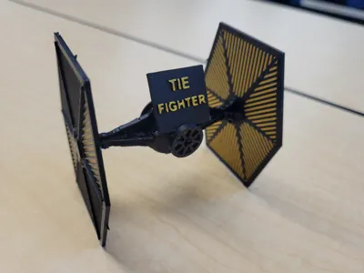 Tie Fighter kit card Star wars by angrelou - MakerWorld